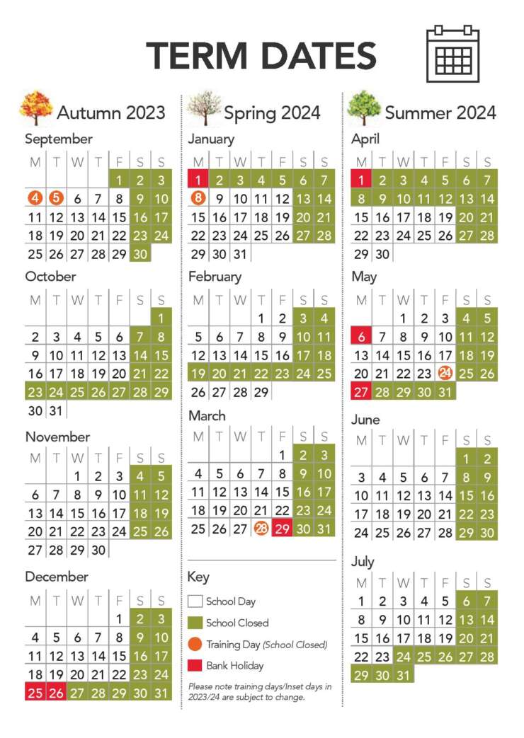 Term Dates – Overchurch Infant School